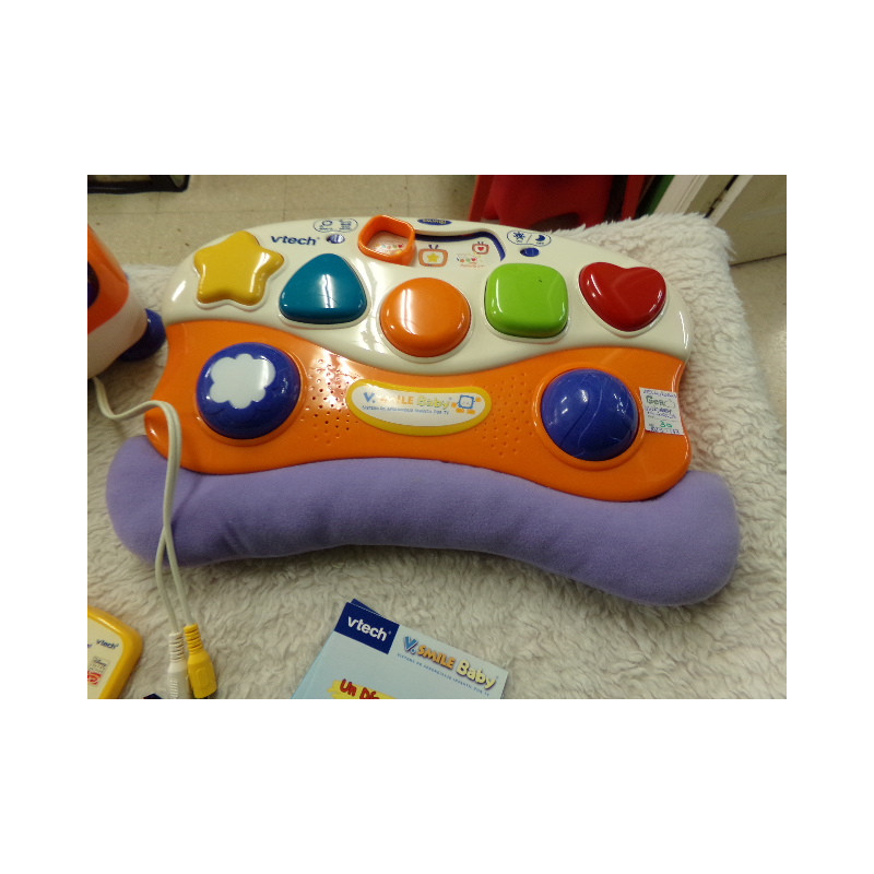 Consola Smile Baby de Vtech con 4 juegos. Segunda mano